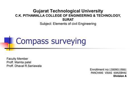 Angular Measurement For Surveying Ppt