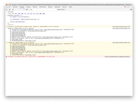 Failed To Asynchronously Prepare Wasm Typeerror Handle Name Is Not A Function · Issue 20