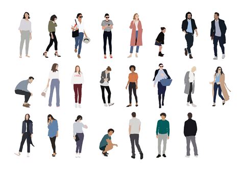 People Flat Illustration Behance