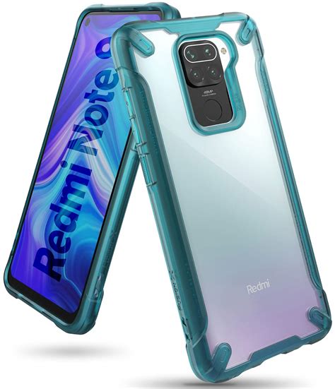 Redmi Note 9 Back Cover Case Fusion X Turquoise Green