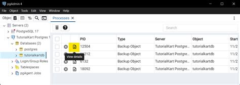How To Back Up A Database In Pgadmin 4