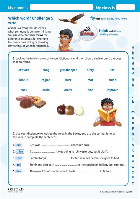 Using A Dictionary Worksheets