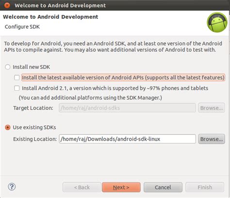 How To Install Android Sdk 403 And Eclipse Adt On Linux Mint 12