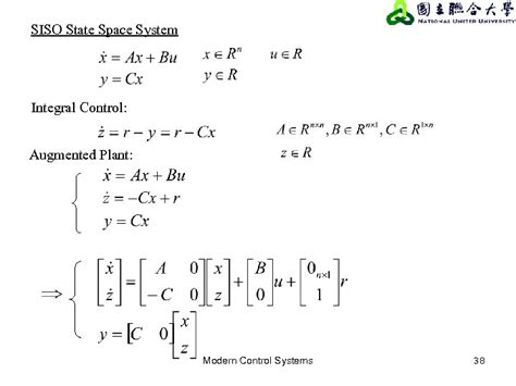 Lecture 08 State Feedback Controller Design 8 1