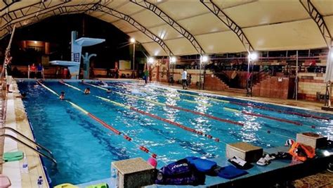 نادى محافظة الفيوم ينتهى من تغطية حمام السباحة وصيانته