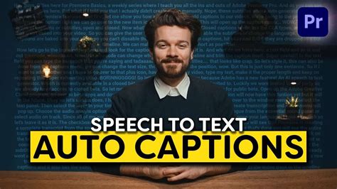 How To Create Captions And Speech To Text Premiere Pro Tutorial Cinecom