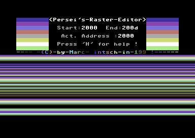 CSDb Persei S Raster Editor V1 3 By Persei Software Developments 1996