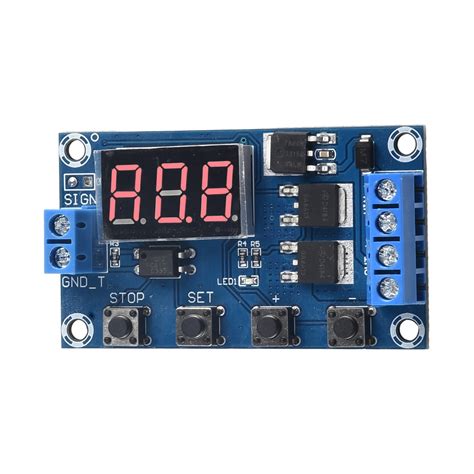 Baguer Digital Relay Delay Board Mos Module Timer Tube Control Switch Trigger Dc5v 36v