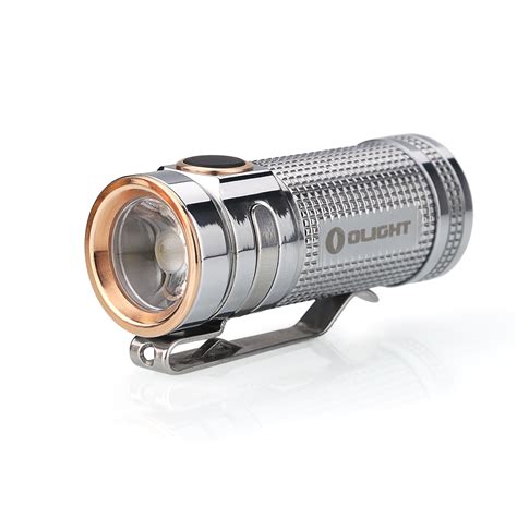 Olight S Mini Baton Titanium Polished Cree Xm L2 Cw Led 550lms Fl Ol