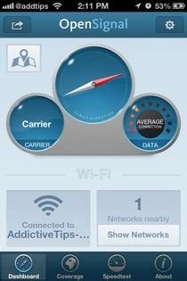 OpenSignal For IPhone Maps Cellular Coverage Nearby WiFi Hotspots