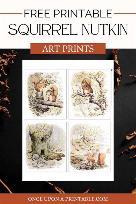 The Tale Of Squirrel Nutkin Free Printable Illustrations Once Upon A Printable