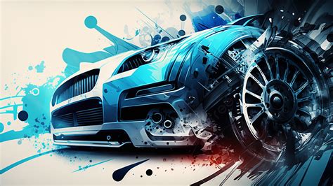 자동차 파란색 그림 차 푸른 삽화 배경 일러스트 및 사진 무료 다운로드 Pngtree