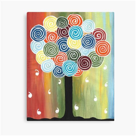 The Lollipop Tree Canvas Print For Sale By Kathlesa Redbubble