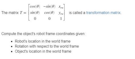 Solved Transforming From One Coordinate System To Another Chegg