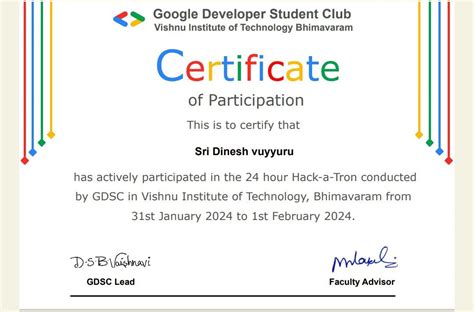 Gdscvishnuinstituteoftechnology Gdsc Hackathon 24hrshackathon Sri