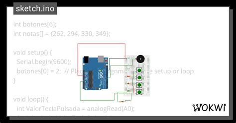Teclado Musical 2 Wokwi Esp32 Stm32 Arduino Simulator