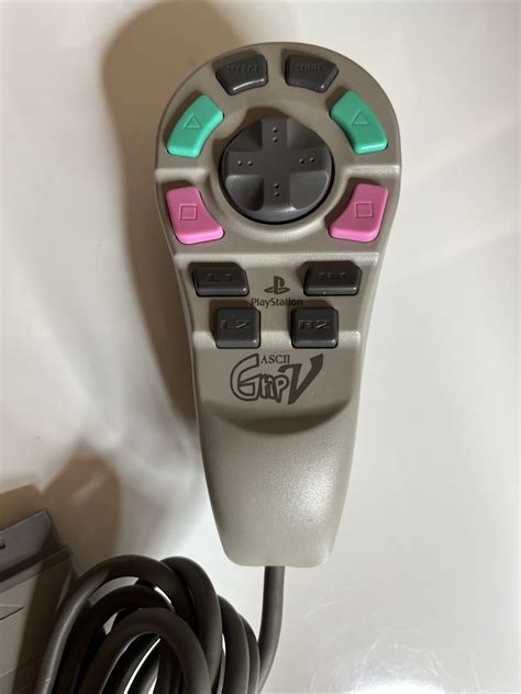 Ascii Grip V One Hand Controller For Sony Playstation 1 2 Ps1 Ps2 Retro Unit