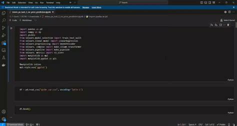 prasath vs on linkedin task internshipdiaries carpriceprediction ai machinelearning…