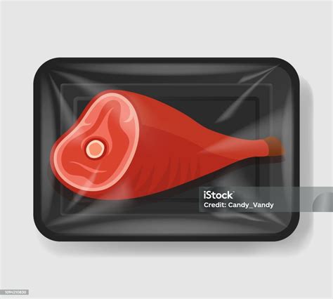 셀로판 커버 플라스틱 트레이 용기에 사기 이랑 디자인에 대 한 템플릿입니다 플라스틱 음식 콘테이너입니다 벡터 일러스트입니다 가리기에 대한 스톡 벡터 아트 및 기타 이미지