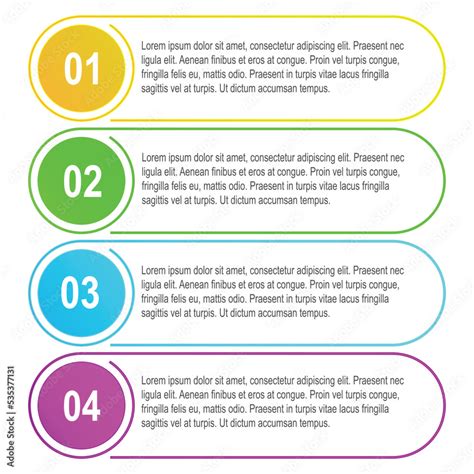 Vetor De Workflow Layout Outline Of Colorful Menus For Application Interface Coice Nmr Web
