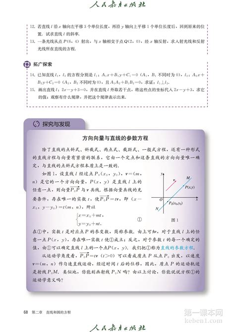 高中数学选择性必修第一册人教版 A版电子课 72 第一课本网