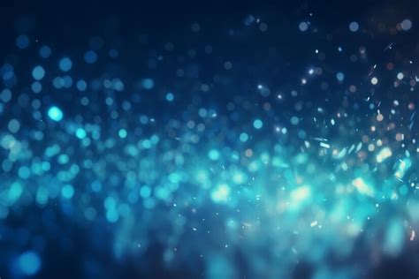 Abstract Background Bokeh Circle Light Blueabstract Blue Effect Backgroundlight Blue Background