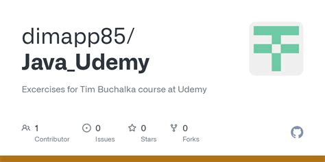Github Dimapp85javaudemy Excercises For Tim Buchalka Course At Udemy