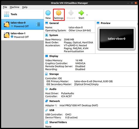 Talos Vm On Virtualbox Truecharts Charts