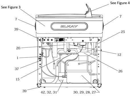 Elkay Ezfsc Drinking Fountain Parts Breakdown