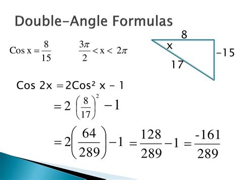 PPT Double Angle And Half Angle Formulas PowerPoint Presentation Free Download ID 2779384