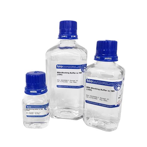 Bsa 10 Blocking Buffer In 10x Tbs Ph 74 Buffers And Reagents