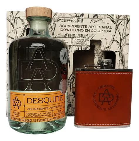 Aguardiente Desquite Flask Ml Mercadolibre