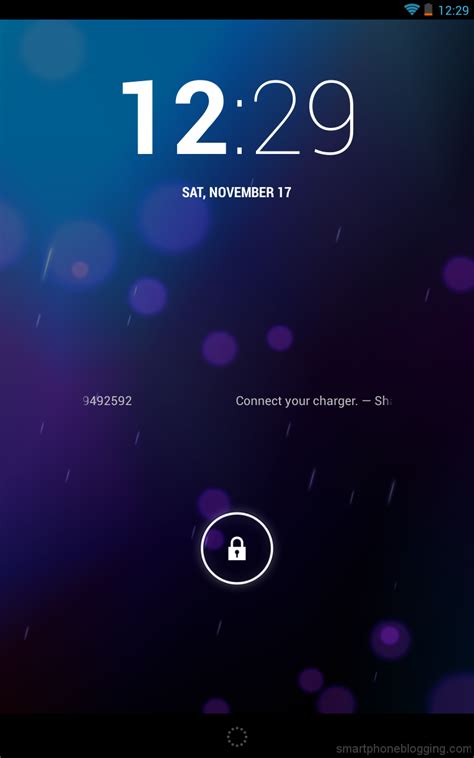 Android Jelly Bean Lock Screen Wallpaper