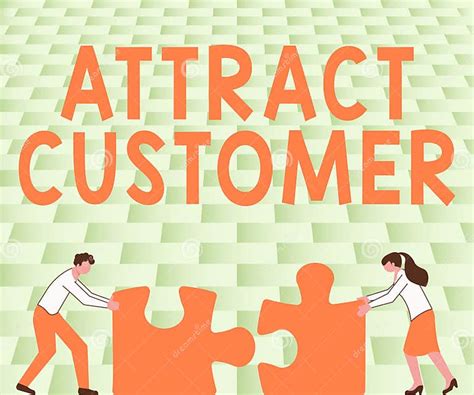 Text Showing Inspiration Attract Customer Word Written On Investigation Into A Person S Is