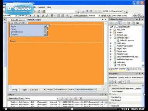 40 ASP NET ListBox Control YouTube