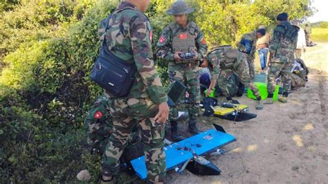 ရေဦးမြို့ မြောက်ဘက်ဂိတ်က စစ်ကောင်စီတပ်သားများ ဒရုန်းဖြင့် တိုက်ခိုက်ခံရ