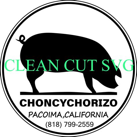 Artstation Pacoima California Choncychorizo Patch Vector File Black White Vector Outline Or