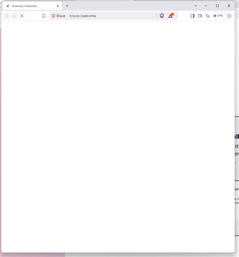 Brave Browser White Screen Frozen New Install The Same Won T Uninstall Desktop Support