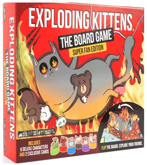 Exploding Kittens The Board Game Super Fan Edition Dragons Den Games