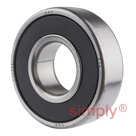 NTN 6204LLU/5K Contact Rubber Sealed Type Deep Groove Ball Bearing ...
