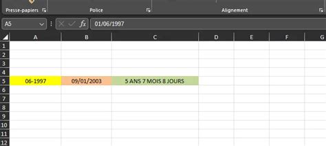 Différence En Année Entre 2 Dates En Décimales Excel Forum Formule Excel