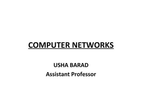 Application Layer Ppt