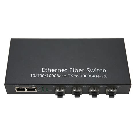 Sfp Ethernet Fiber Switch Up To 120km 4 Optical Port 2 Electrical Port