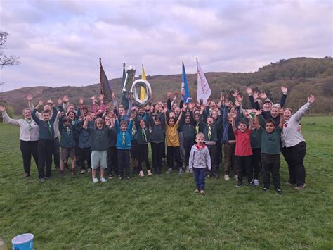 1st Machynlleth Celebrates 10 Years Montgomeryshire Scouts