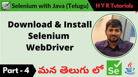 Download And Install Selenium Webdriver In Telugu Part 4 H Y R