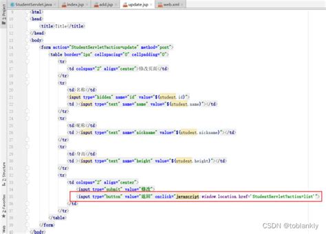 java jsp综合实战项目 jsp的项目 csdn博客