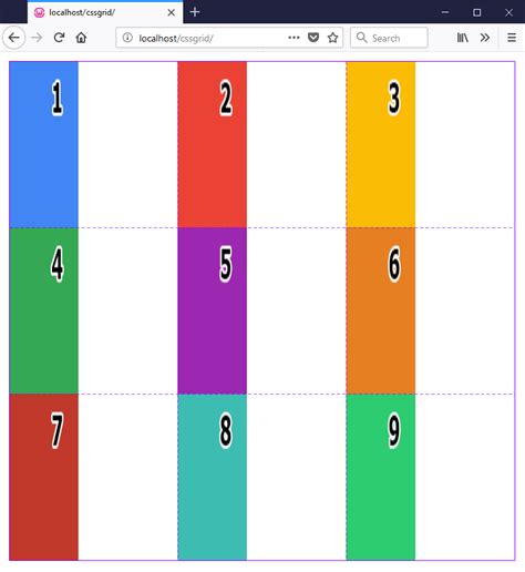Align Items Stretch Example Css Grid Tutorial Coding