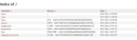 增强nginx的autoindex功能 文件排序，文件md5值 calm的个人blog
