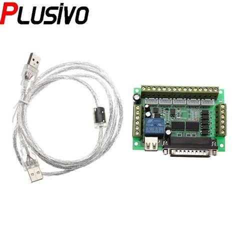 5 Axis Stepper Motor Driver Board Compatible With Mach3 Cnc 3 A Mach3 Engraving Machine