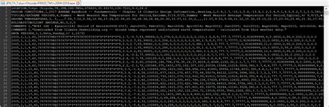EPWファイル気象データの便利な確認方法α Walk Thru